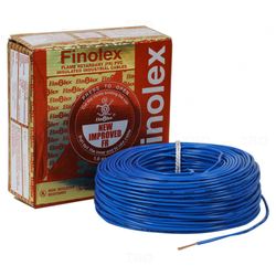 Buy Finolex Gold 1 sq mm Blue 90 m FR PVC Insulated Wire on IBO.com ...