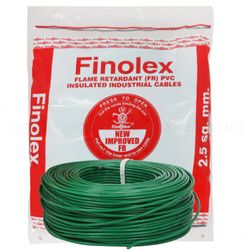 Buy Finolex FR EW Project length 2.5 sq mm Green 180 m FR PVC Insulated ...