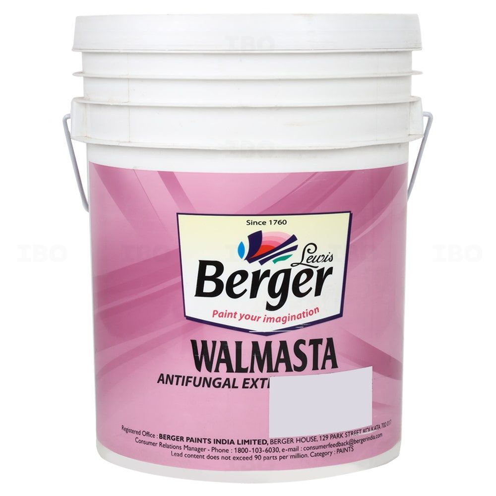 Buy Berger Paints Walmasta 20 L W1 Base Interior Emulsion - Base on IBO ...