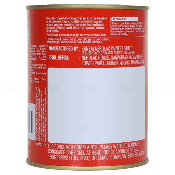 Buy Nerolac Synthetic 500 ml Phirozi Enamel-Color on IBO.com & Store ...