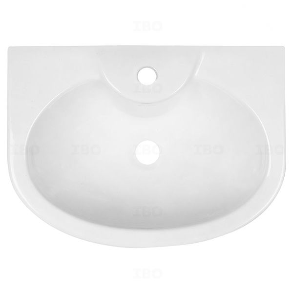 Buy Parryware Tapti 450 x 330 x 210 mm Ultra White Wall hung Basin on ...