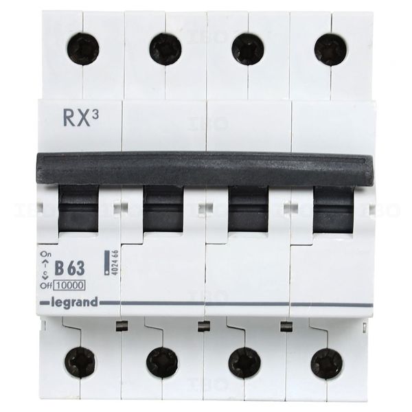 Buy Legrand RX3 Four Pole 63 A B Curve MCB on IBO.com & Store @ Best ...