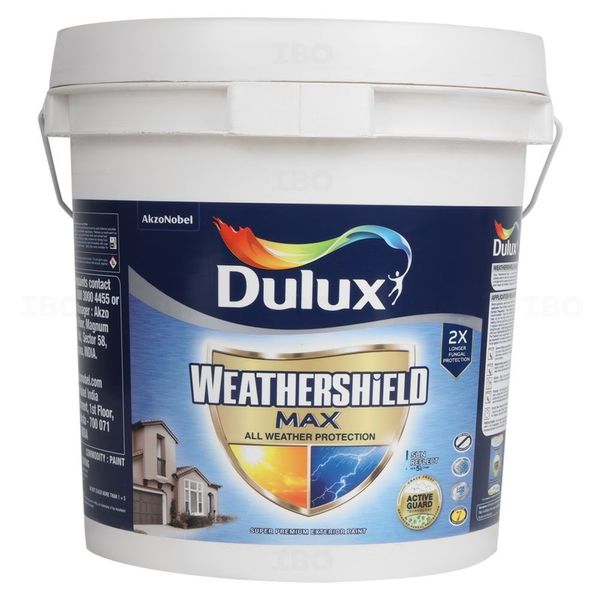 Buy Dulux Paints Weatershield Max 9 L Yellow Base Exterior Emulsion ...