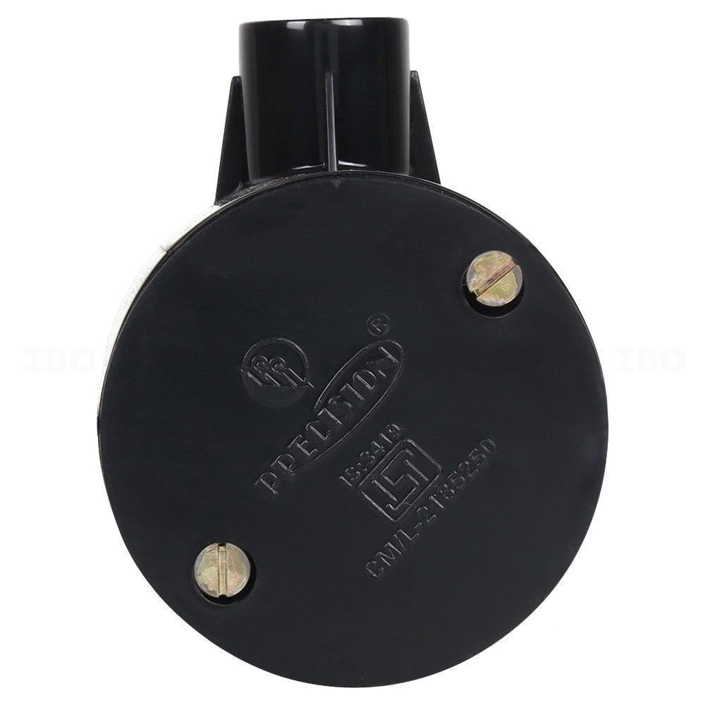 Buy Precision 25 mm PVC Deep Circular Box- Terminal 1 Way on IBO.com ...