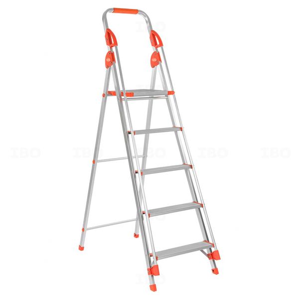 Buy Bathla Zenith Aluminium 5 Step Ladder on IBO.com & Store @ Best ...