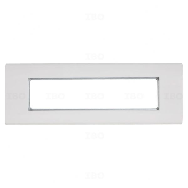 Buy Legrand Myrius 8 (V) Module Glossy White Switch Board Plate on IBO ...