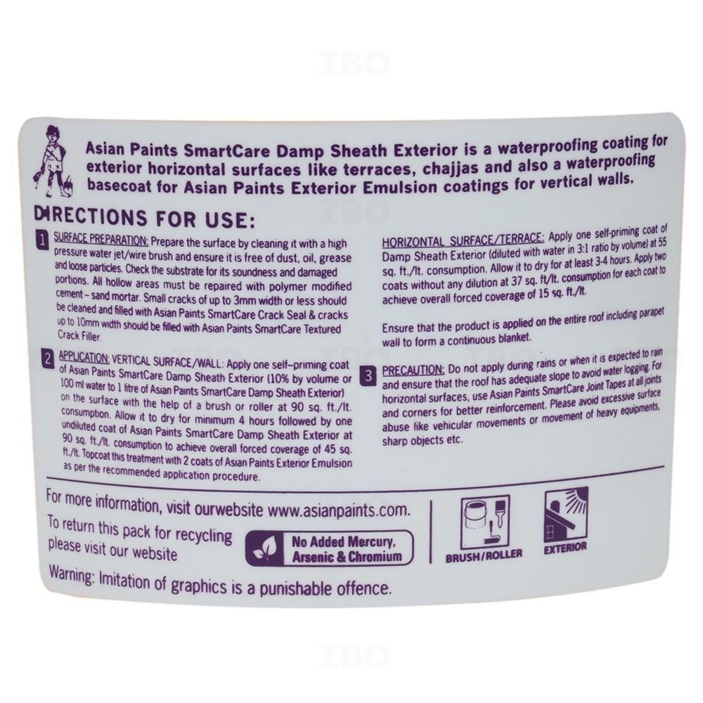 Buy Asian Paints SmartCare Damp Proof Advanced White 20 L, 43% OFF