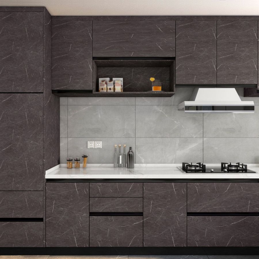 Buy Greenlam 5575 Black Marmor SGL 1 mm Decorative Laminates on IBO.com ...