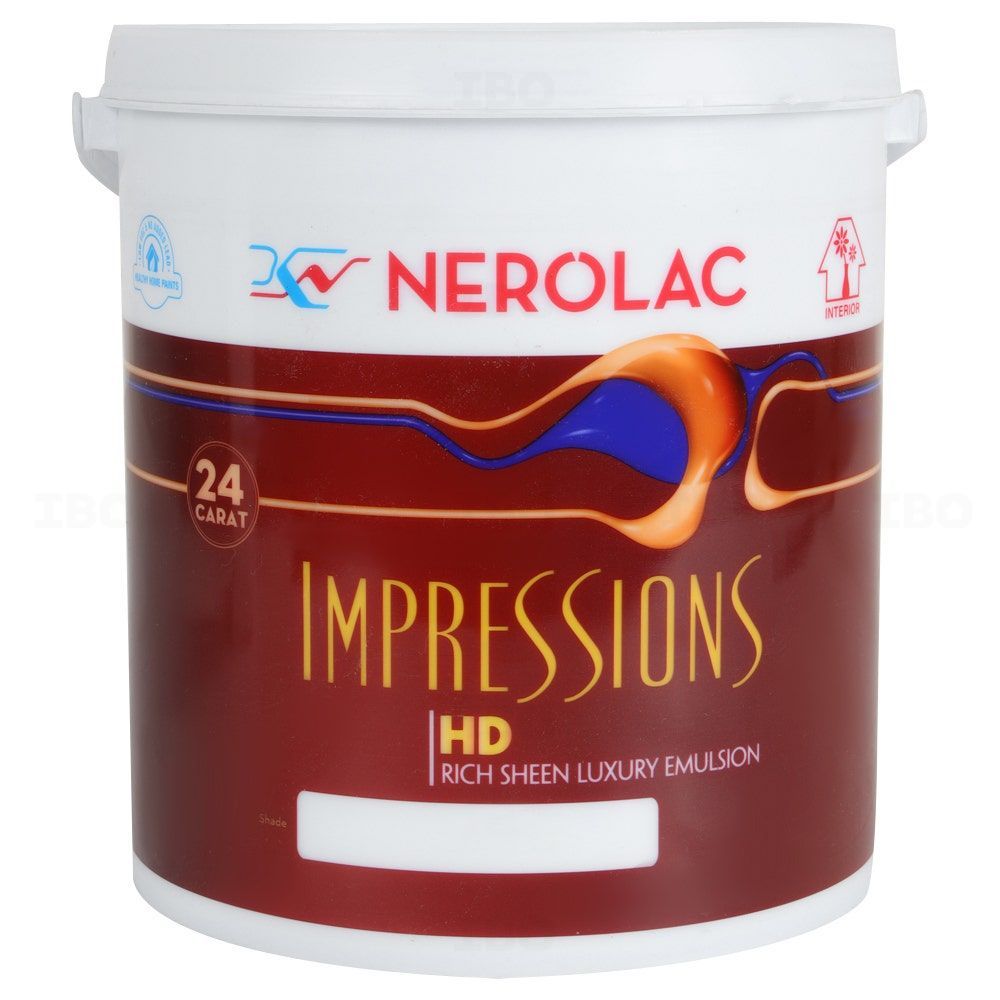 Buy Nerolac Impressions 24 Carat 3.6 L PLE2 Interior Emulsion - Base on ...